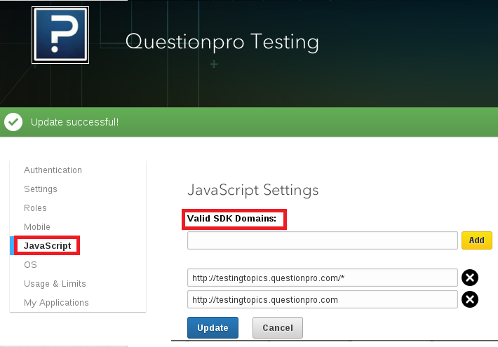 Comunidades - LinkedIn - Social Login QuestionPro Software Encuesta en línea
